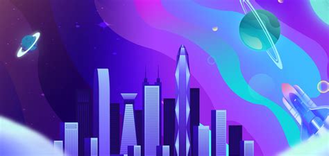 심천 사이버 펑크 그라데이션 기술 배경 배경 Png Psd 무료 다운로드 Pikbest