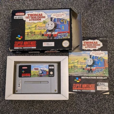 Rare Thomas The Tank Engine And Friends Snes Boxed Complete With Instructions Pal £83 86 Picclick Uk