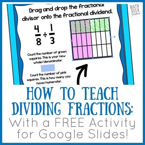 Dividing Fractions With Whole Numbers Using A Model Worksheets Library