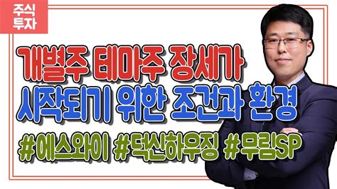 주식투자 20221123 개별주 테마주 장세가 시작되기 위한 조건과 환경덕신하우징 에스와이 웰크론한텍 금강공업 남화토건 남선알미늄 범양건영 경동