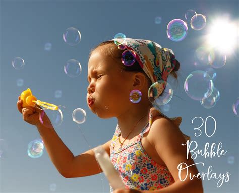 Bubble Overlays Bubble Bokeh Overlays Realistic Bubble Etsy