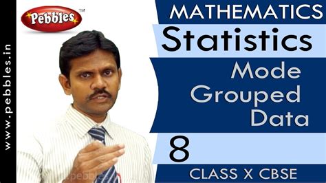 Mode Grouped Data Statistics Mathematics Cbse Class 10 Youtube