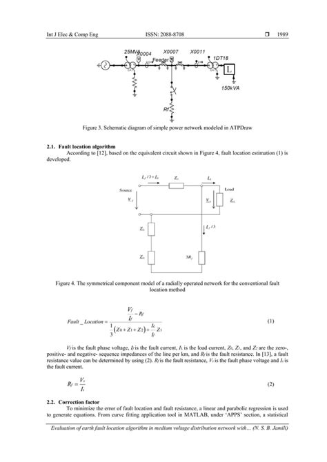 Evaluation Of Earth Fault Location Algorithm In Medium Voltage