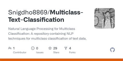 Github Snigdho8869multiclass Text Classification Natural Language