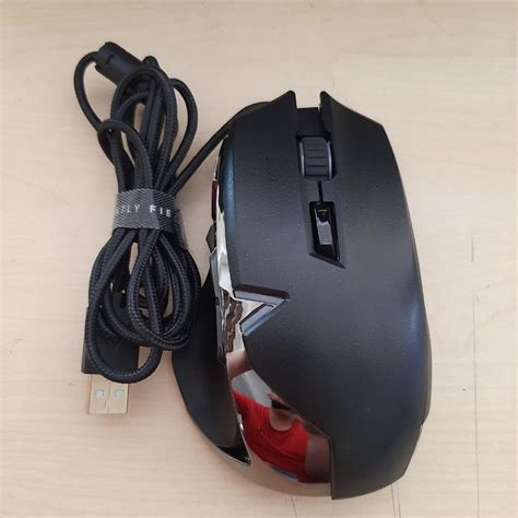 Azio Aventa Backlit Gaming Mouse 6400 Dpi Pixart Pmw3360 Sensor