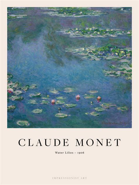Parede De Quadros Claude Monet Arte Impressionista Desenio Pt
