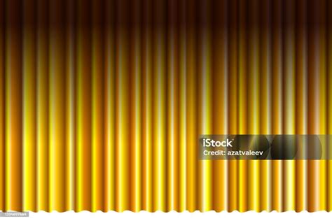 많은 그림자 무대 배경 스포트라이트 빔 조명 고급 골드 커튼을 닫습니다 연극 벨벳 패브릭 커튼 무대 개막식 공연 벡터 그라데이션 일러스트레이션 0명에 대한 스톡 벡터 아트