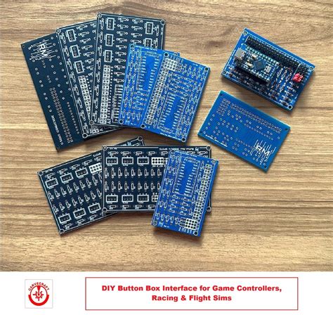 Diy Button Box Circuit Interface For Custom Game Controllers Racing And Aircraft Sims Etsy Uk
