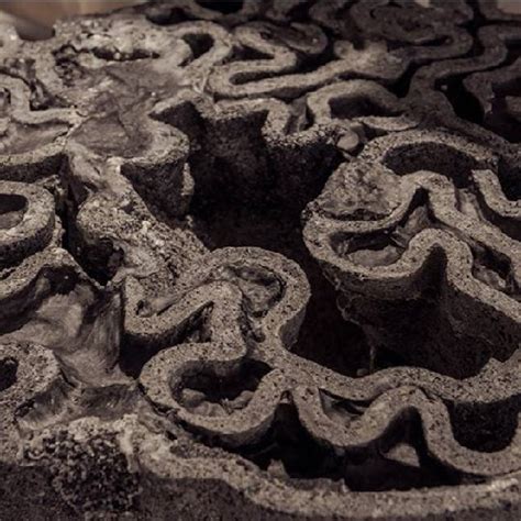 Layered Landscape Generated By An Automated Algorithm Image By