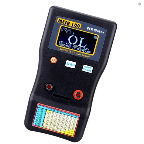 [meily Fun]mesr 100 Esr Capacitance Ohm Meter Professional Measuring