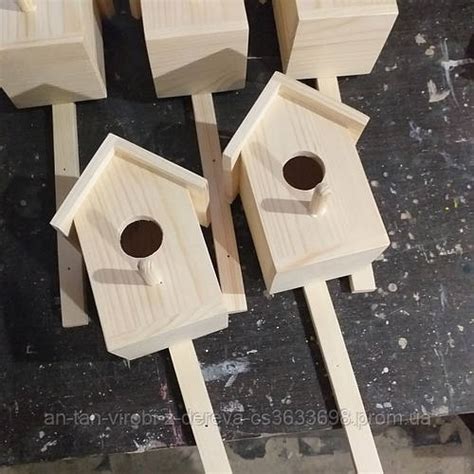 Шпаківня деревяна декоративна садова маленька Id 1506701396 цена 175 ₴ купить на Prom Ua