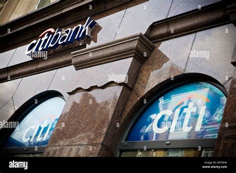 Citibank Branch In City Of London Stock Photo Alamy