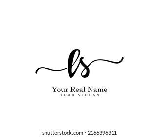 Ls Initial Beauty Monogram Logo Vector Stock Vector Royalty Free Shutterstock