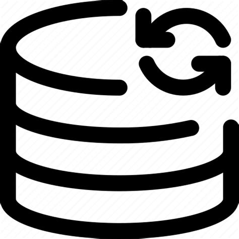 Database Dev Hosting Refresh Reload Server Sync Icon