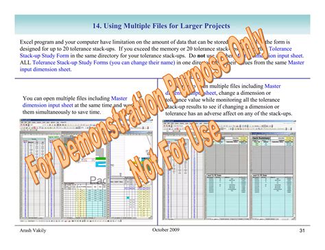 Performing Tolerance Stack Ups Using Automated Excel Calculator By
