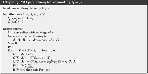 reinforcement learning is off policy monte carlo control really off