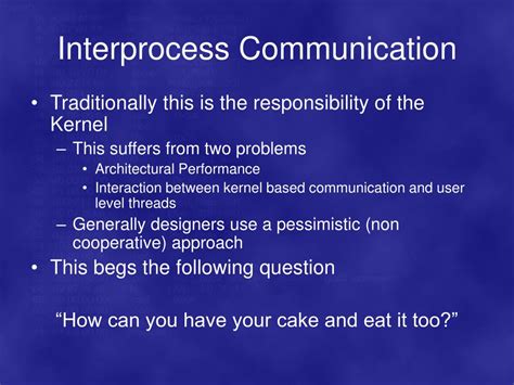 Ppt User Level Interprocess Communication For Shared Memory