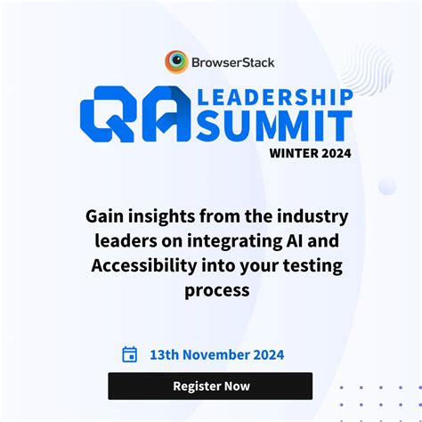 Browserstack On Linkedin Brace For A Quantum Leap In Qa Browserstacks Qa Leadership Summit 2024