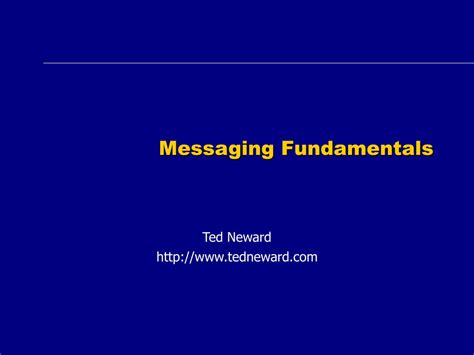 Ppt Messaging Fundamentals Powerpoint Presentation Free Download