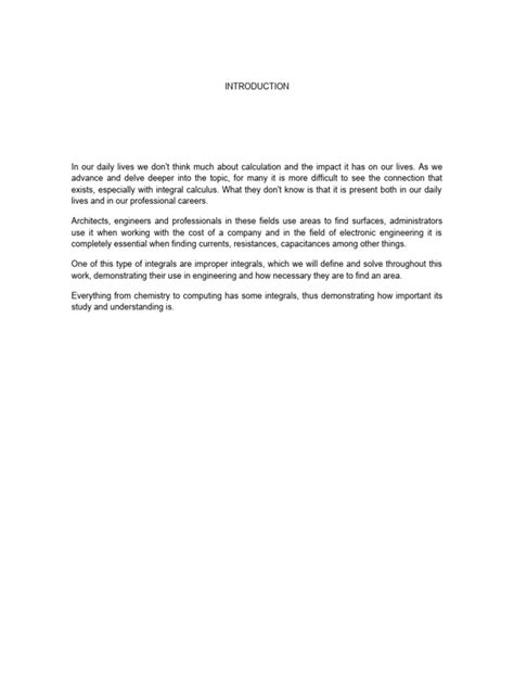 Applications Of Improper Integrals Pdf Integral Calculus