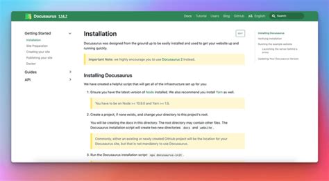 Announcing Docusaurus Docusaurus