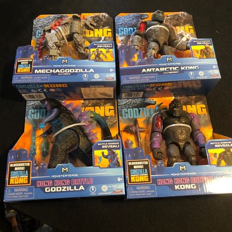 King Kong Vs Godzilla Mechagodzilla Antarctic Kong Hong Kong Battle 4 Lot 😱👀 £60 19 Picclick Uk