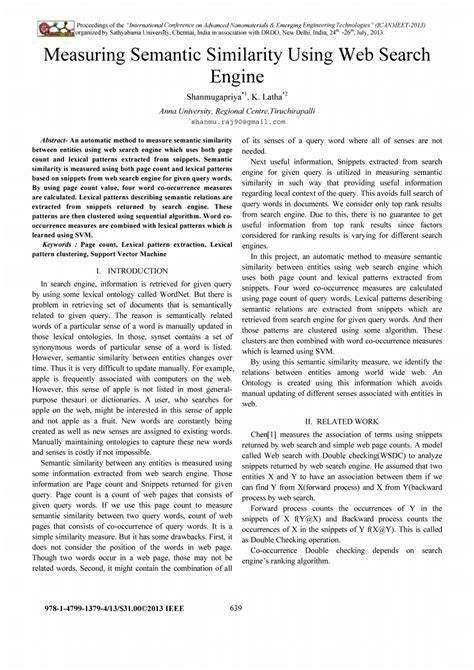 pdf measuring semantic similarity using web search engine