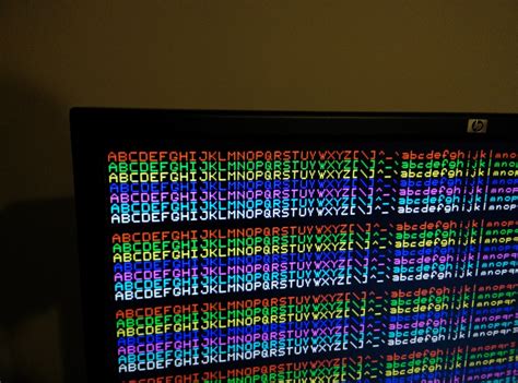 Vga Character Generator On An Fpga Infnorms Inftinkering