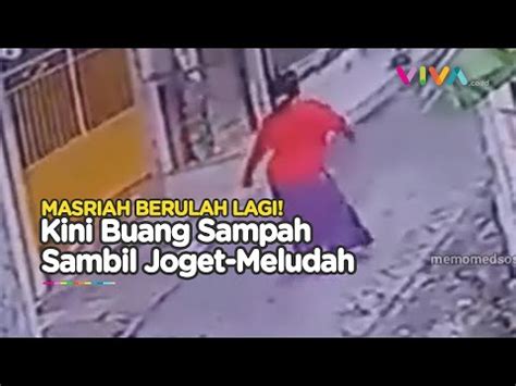 Masriah Penyiram Tinja Berulah Lagi, Kini Buang Sampah Sambil Joget