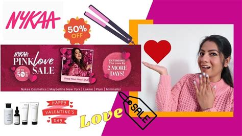 Nykaa Pink Love Sale Haul 2023 ️| Upto 50% Off 😍| That Browny Girl - YouTube