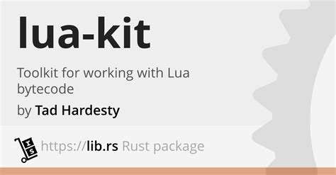 Lua Kit — Rust Library Librs