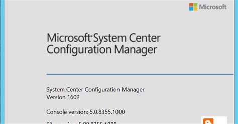 Henk S Blog Version Build Numbers From ConfigMgr 2012 And Current Branch