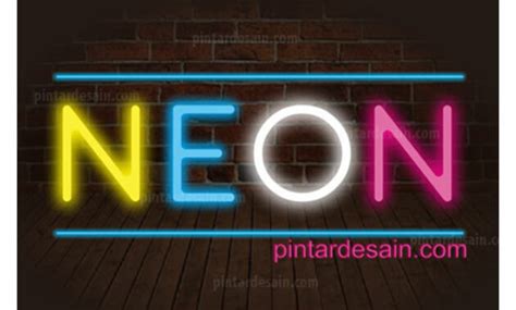 Neon Light Text Effect Corel Pintardesain Com