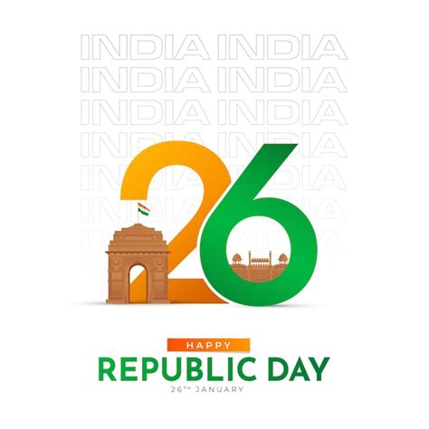 Premium Vector 75th Indian Republic Day 26 January Celebration Social