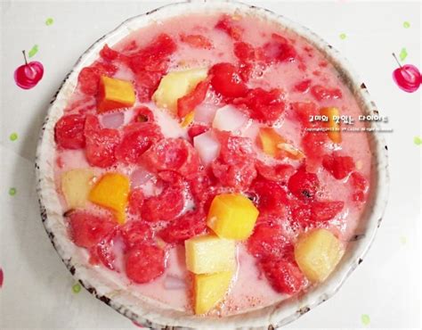 수박화채 만드는법♪ 네이버 블로그