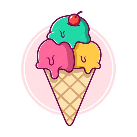 Premium Vector Ice Cream Logo Template Hand Drawn Ice Cream Logo
