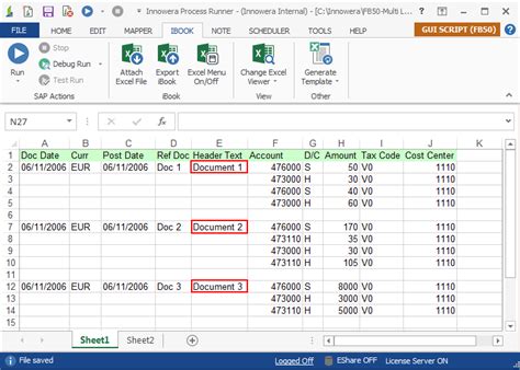 Gui Script Header Detail Process Runner