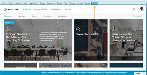 Setting Up The Continu Tab Within Salesforce Continu Help Center
