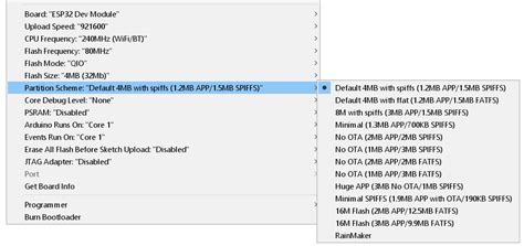 Esp 32 Ota Update Via Wi Fi And Local Website Memory Partitioning