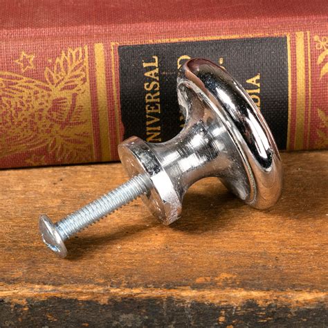 Set Of 4 Chrome Cabinet Knobs