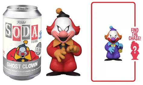 Scooby Doo Ghost Clown Vinyl Soda Figure In Collector Can Figure