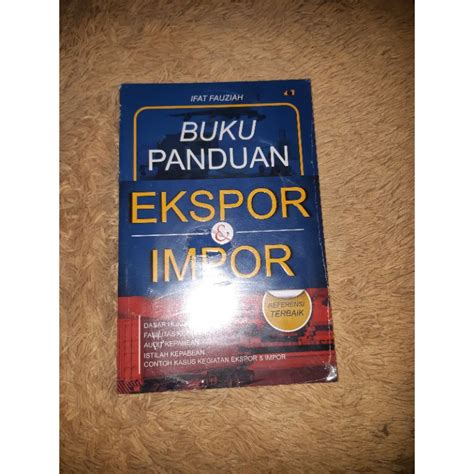 Jual Buku Panduan Ekspor Impor Original Shopee Indonesia