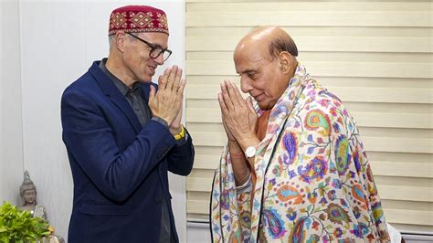 Omar Abdullah Meets Modi And Rajnath Singh Seeks Support For J K Statehood India News The