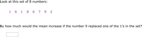 IXL Changes In Mean Median Mode And Range Th Grade Math