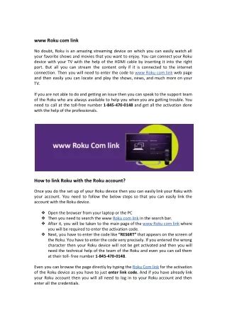 PPT Roku Provides All The Needs For A Basic Home Devices On Roku Com Link PowerPoint