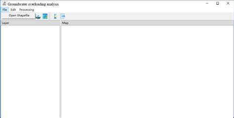 Interface And Data Loading Display Of The Groundwater Overload Download Scientific Diagram
