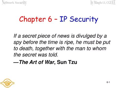 PPT Chapter IP Security PowerPoint Presentation Free Download ID