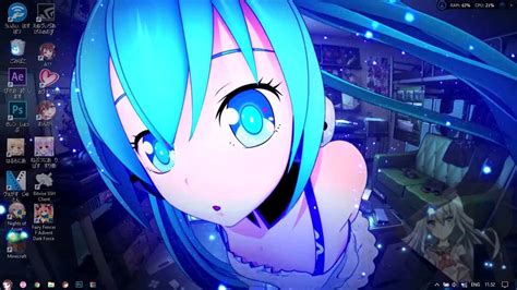 Живые обои для Windows 10 аниме тян