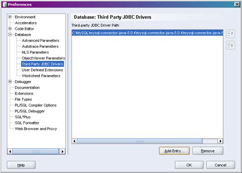 Sql Developer Mysql Jdbc Driver Free Software And Shareware