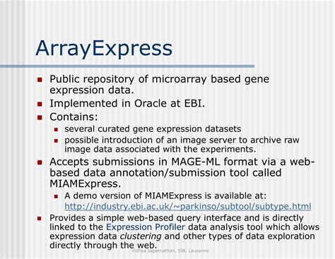 Ppt Databases For Microarrays Powerpoint Presentation Free Download